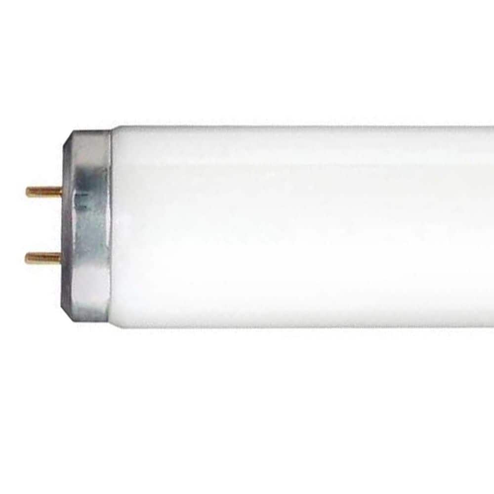 GE Cool White 40-Watt T12 48 in. Linear Fluorescent Tube Bulb Dimmable ...