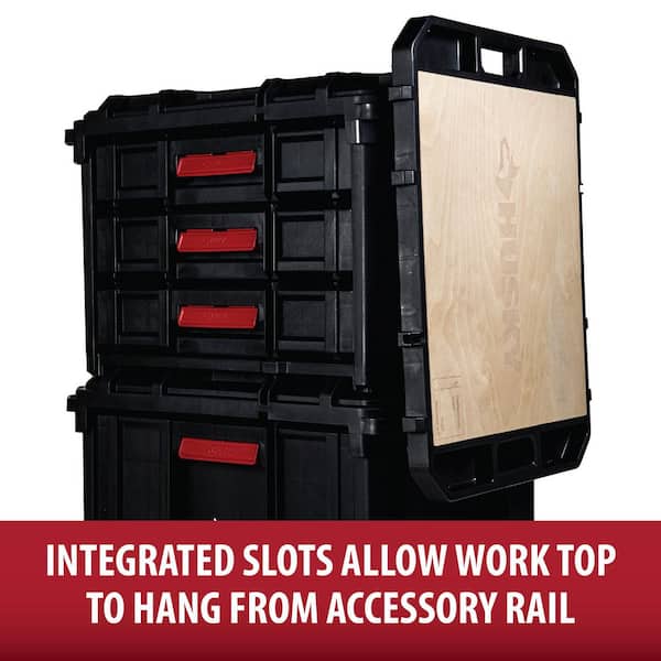 Husky Build-Out 23 in. Modular Tool Storage Workbench Top HKY22851ST ...
