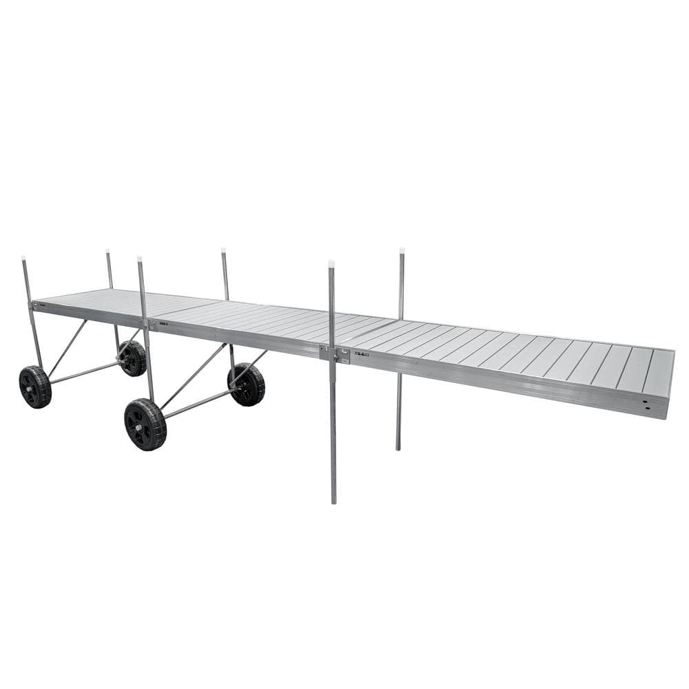 Tommy Docks 24 ft. Roll-In-Dock Straight System with Aluminum Frame and ...