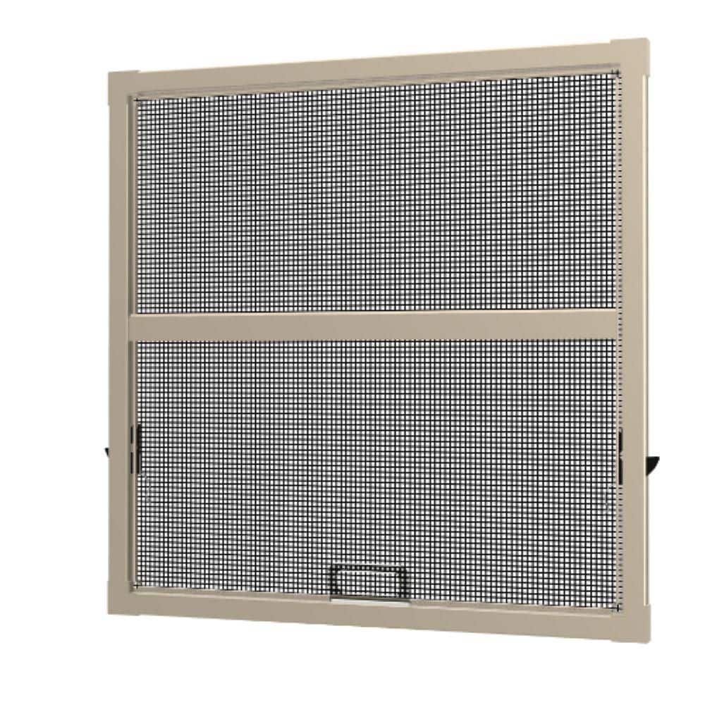 RITESCREEN 31.875 in. x 38.84375 in. Almond Aluminum Window Screen ...