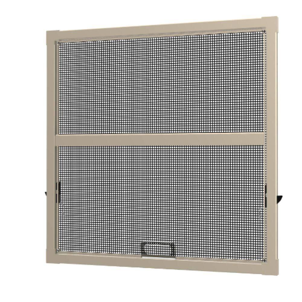RITESCREEN 400 Narroline Double Hung 33.875 in. x 58.8438 in. Almond ...