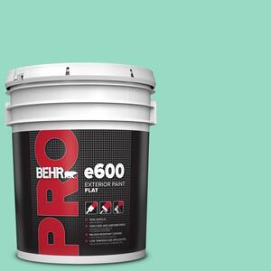 BEHR PRO 5 gal. #MQ4-17 Pageant Green Low Luster Exterior Paint PR62005 ...