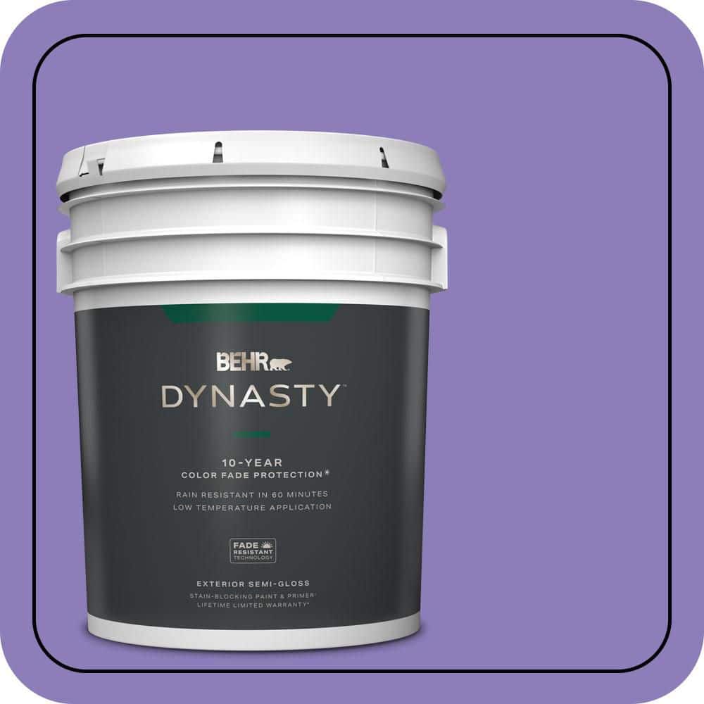 BEHR DYNASTY 5 gal. #P560-5 Unimaginable Semi-Gloss Enamel Exterior ...