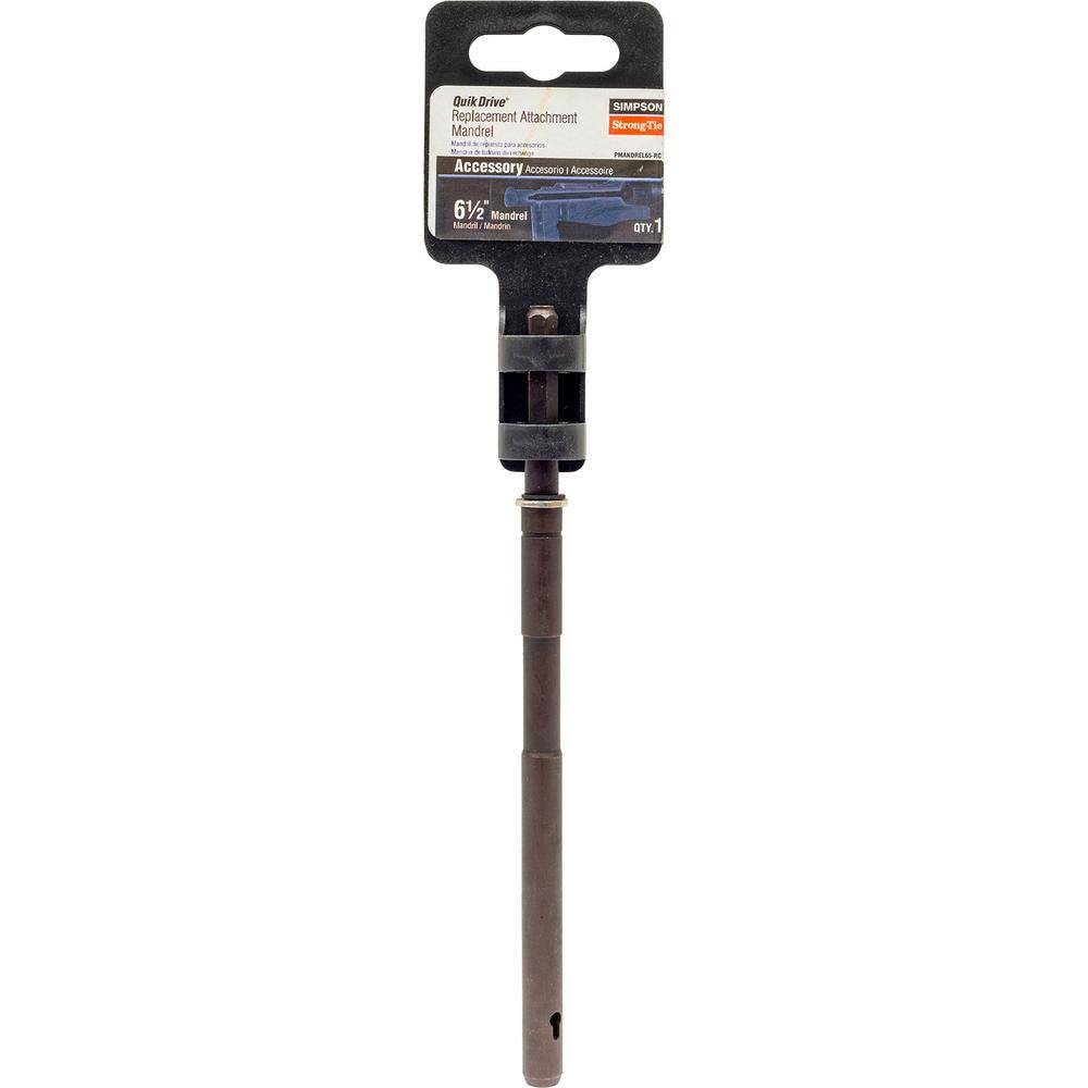 Simpson Strong-Tie Quik Drive 6-1/2 in. Mandrel PMANDREL65-RC - The ...