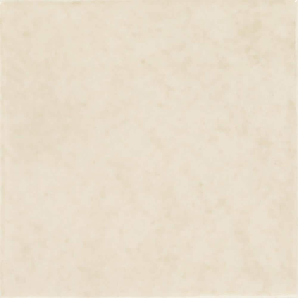 Daltile LuxeCraft Lunar White 4 in. x 4 in. Glazed Ceramic Wall Tile (0 ...