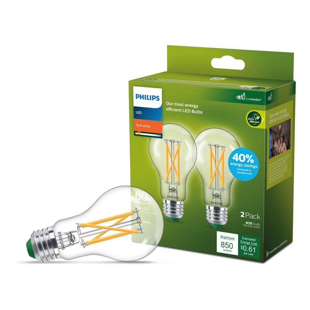 Philips 65-Watt Equivalent BR30 Ultra Efficient LED Light Bulb 3000K 1 ...