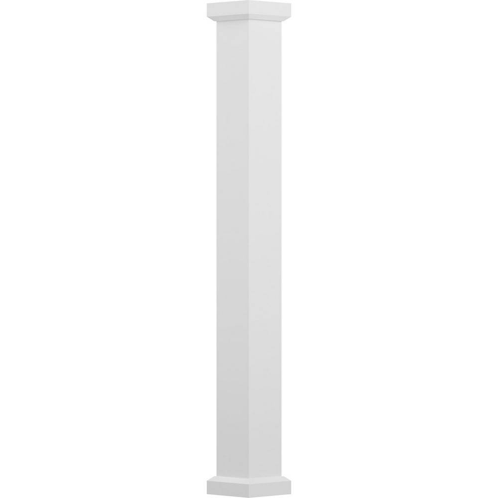 AFCO Industries 12' x 9" Endura-Aluminum Empire Style Column, Square ...