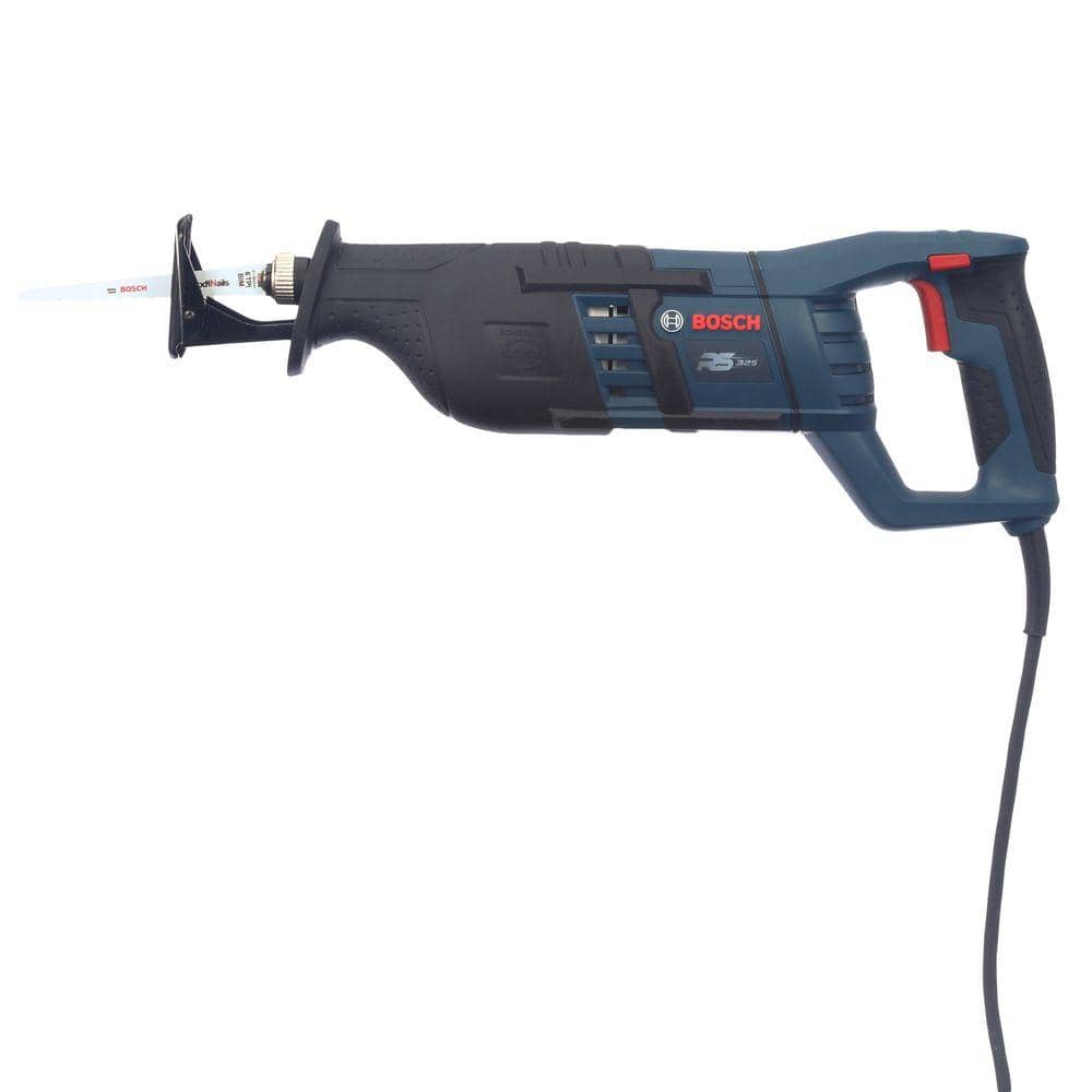 Bosch 12 Amp Corded 1 in. Variable Speed Compact Reciprocating Saw with ...