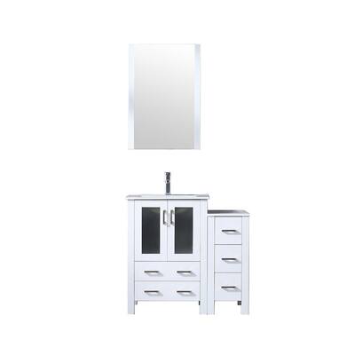 Lexora Volez 48 in. W x 18 in. D x 34 in. H Single Sink Bath Vanity in ...