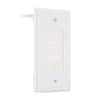 Commercial Electric 1-Gang White Flexible Cable Pass-Through Plastic ...