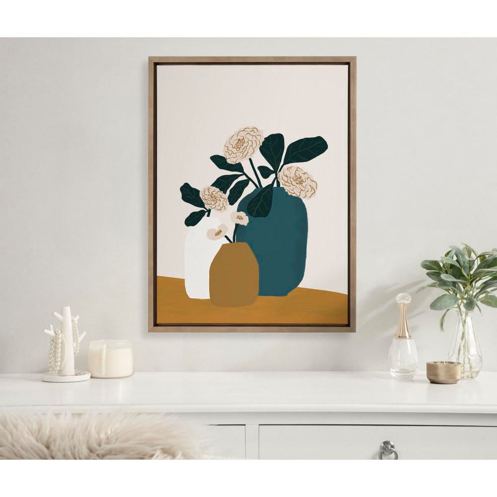 Kate and Laurel Sylvie "Stillness" by Oris Eddu Gold Framed Art Print ...