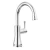 Delta Transitional Single Handle Beverage Faucet in Polished Chrome ...