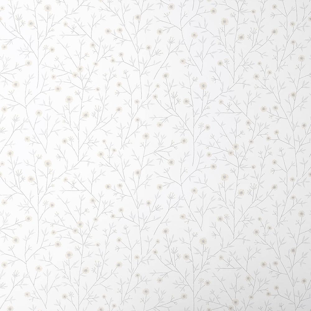 The Company Store Ava Ditsy Natural Non-Pasted Wallpaper Roll (Covers ...