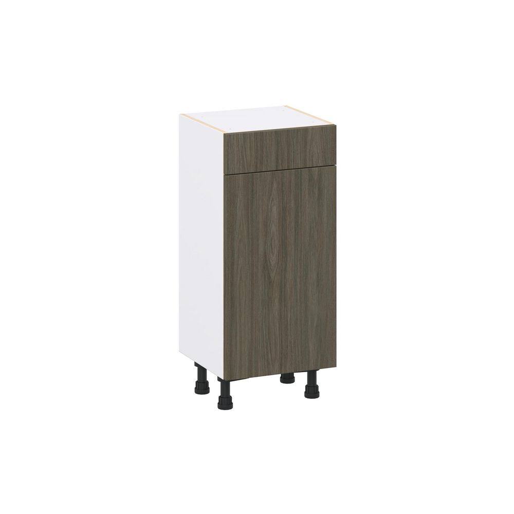J COLLECTION Timberline 15 in. W x 14 in. D x 34.5 in. H Slab Walnut ...