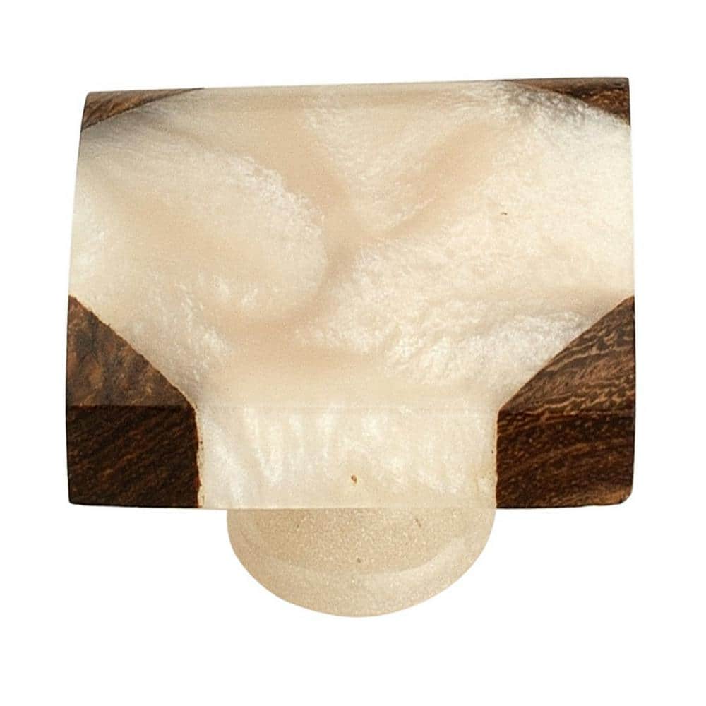 Mascot Hardware Frosted Timber Corner 1-1/2 in. (38 mm) Peach and Brown ...