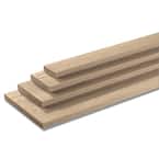 TruWood 1 in. x 4 in. x 8 ft. Beige Pine Trim 5TOS496 - The Home Depot