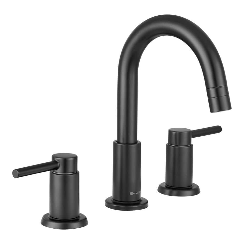 Glacier Bay Dorind 8 In Widespread Double Handle Pull Down Bathroom