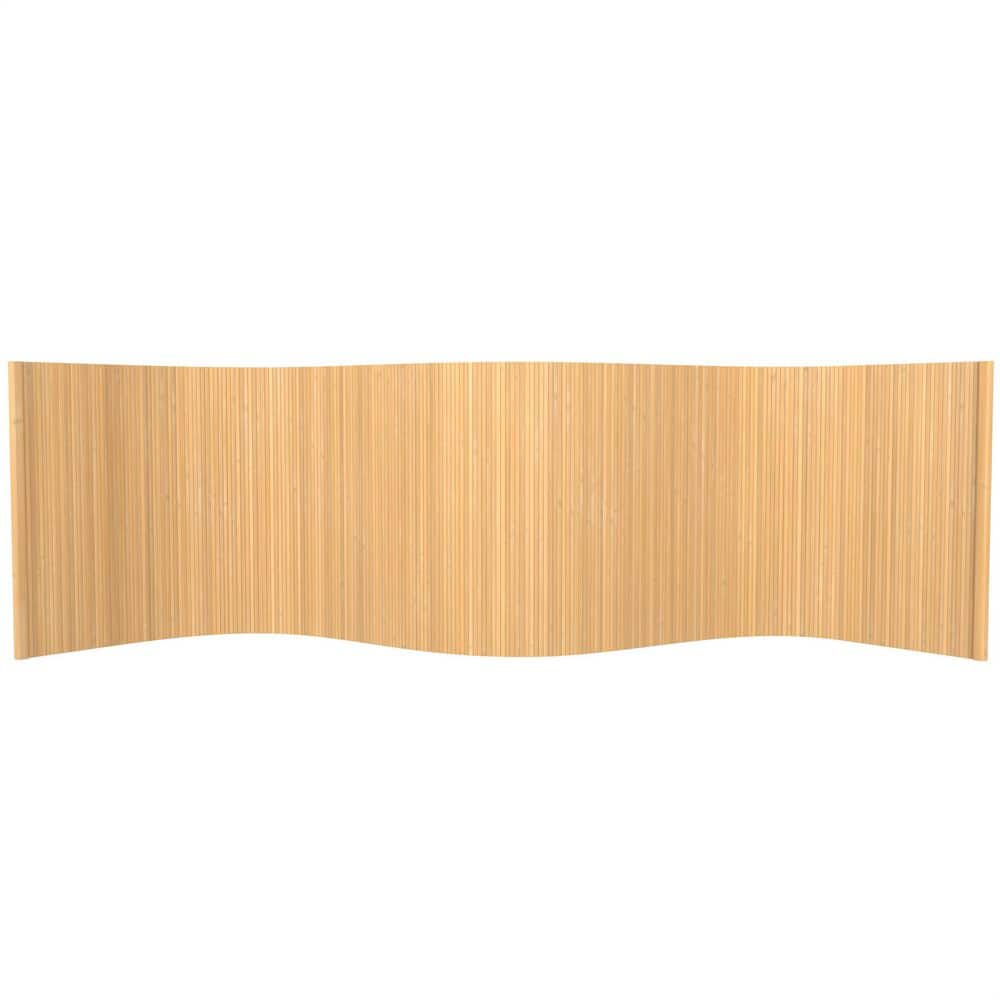 RED LANTERN Bamboo Wave 24 in. Honey Room Divider BF-2WAVE-HON - The ...