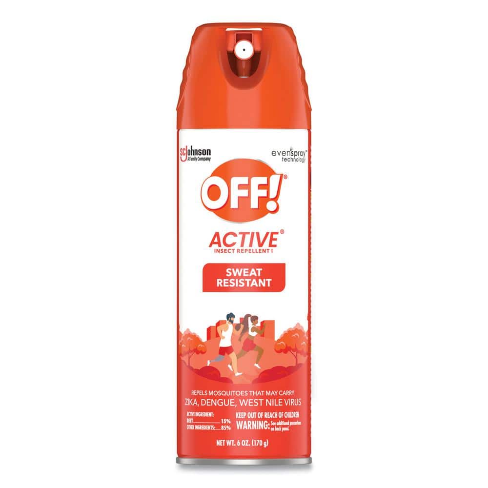 OFF! 6 oz. Aerosol Active Insect Repellent SJN333243 - The Home Depot