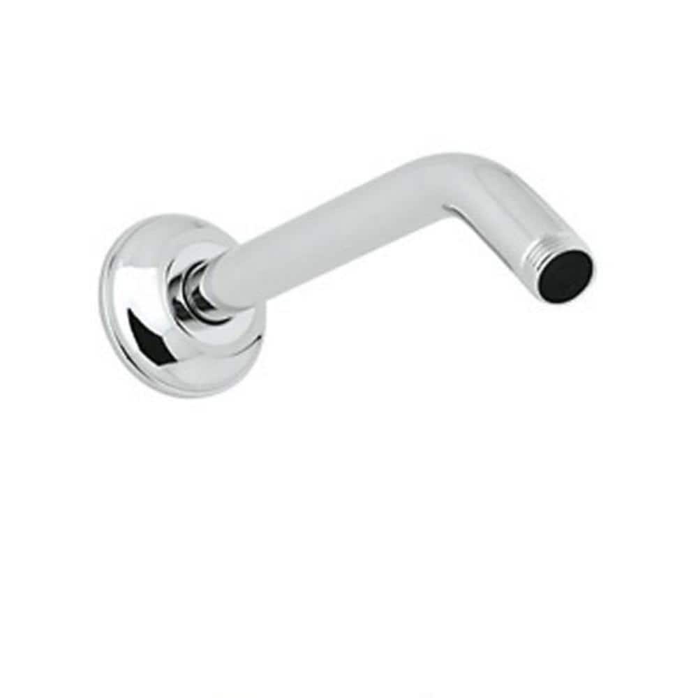 ROHL 8.4375 in. Length Wall Mounted Shower Arm in Polished Chrome 1440 ...