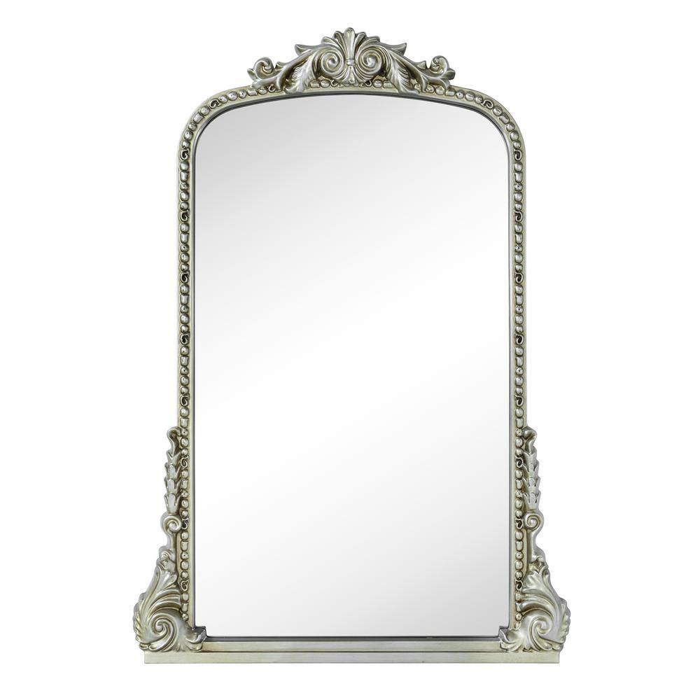 TEHOME Cummons 24 in. W x 35 in. H Small Baroque Ornate Arched Framed ...