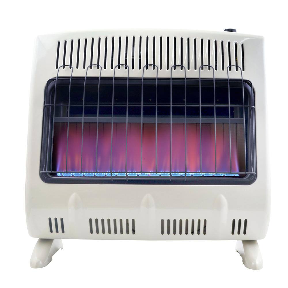 HEATSTAR 30,000 BTU Vent-Free Blue Flame Propane Heater with Thermostat ...