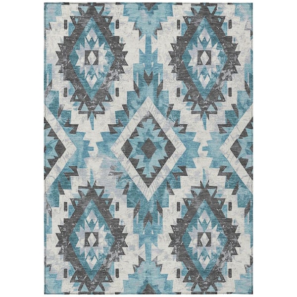 Addison Rugs Chantille Machine Washable Indoor/Outdoor Abstract ACN1878 ...