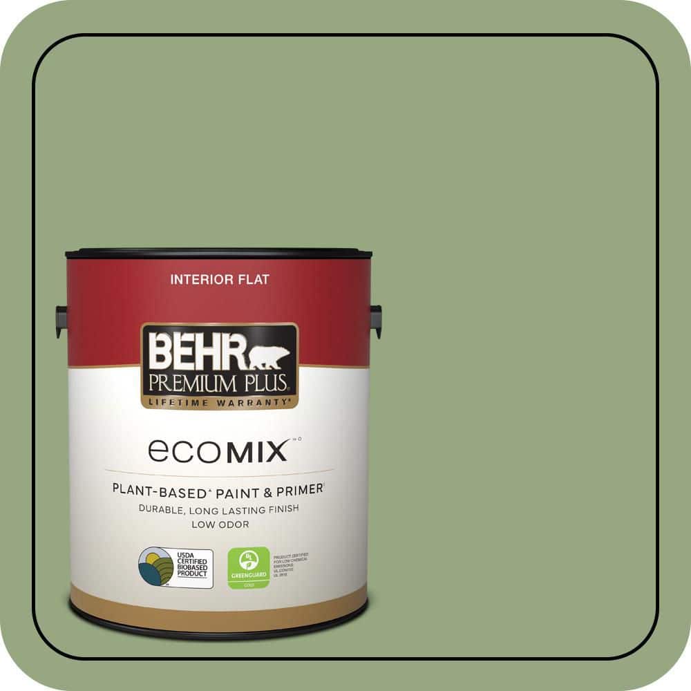 BEHR PREMIUM PLUS 1 gal. #M380-5 Hillside Grove Flat EcoMix Plant-Based ...