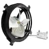 Air Vent 1620 CFM Black Electric Powered Gable Mount Electric Attic Fan ...