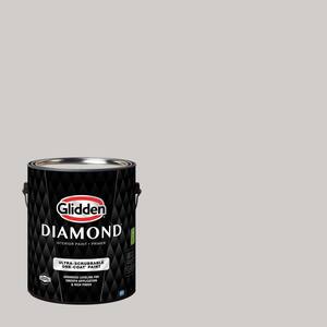 Glidden Premium 1 qt. PPG1004-2 Free Reign Satin Exterior Latex Paint ...