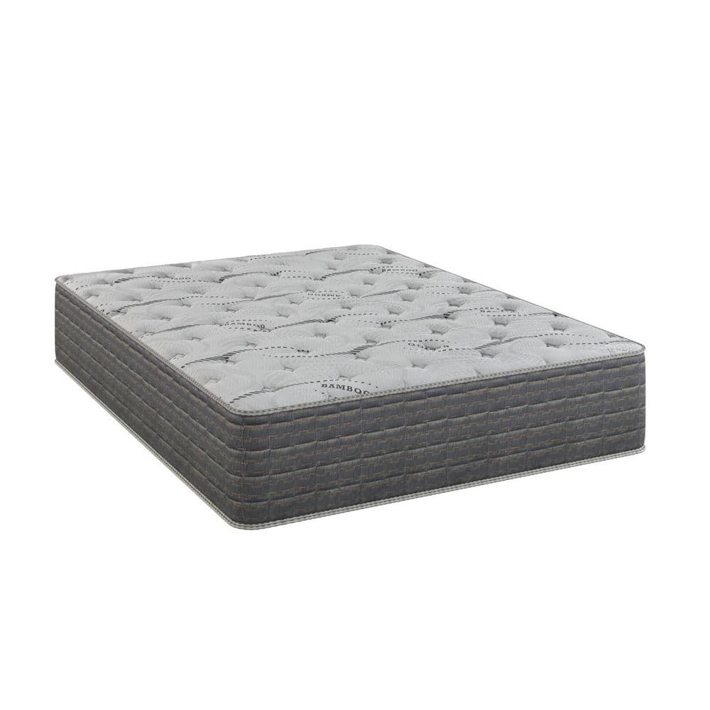 Tahanbath Modern Full Plush Foam and Spring 13.5 in. Bed-in-a-Box ...