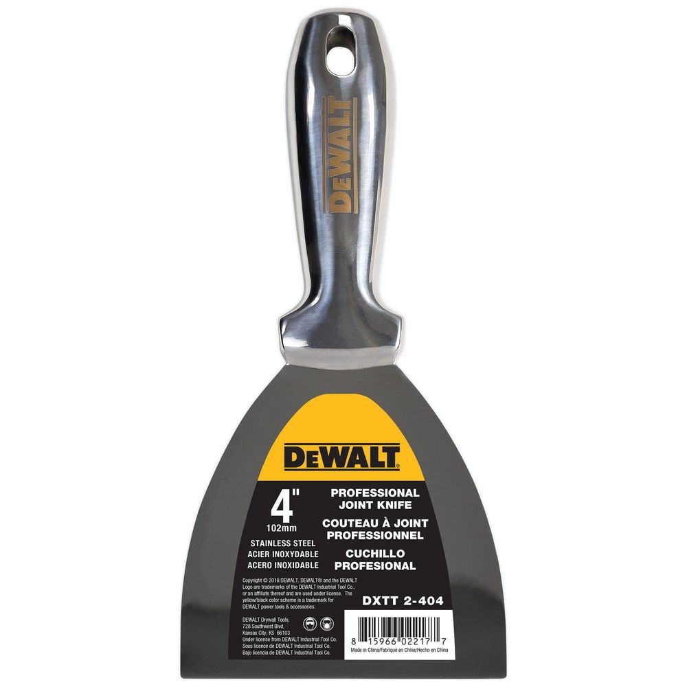DEWALT 4 in. Welded Stainless Steel Joint Knife DXTT-2-404 - The Home Depot