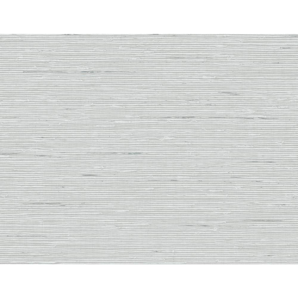 Seabrook Designs 60.75 sq. ft. Metallic Silver Vantaa Embossed Vinyl Unpasted Wallpaper Roll ...