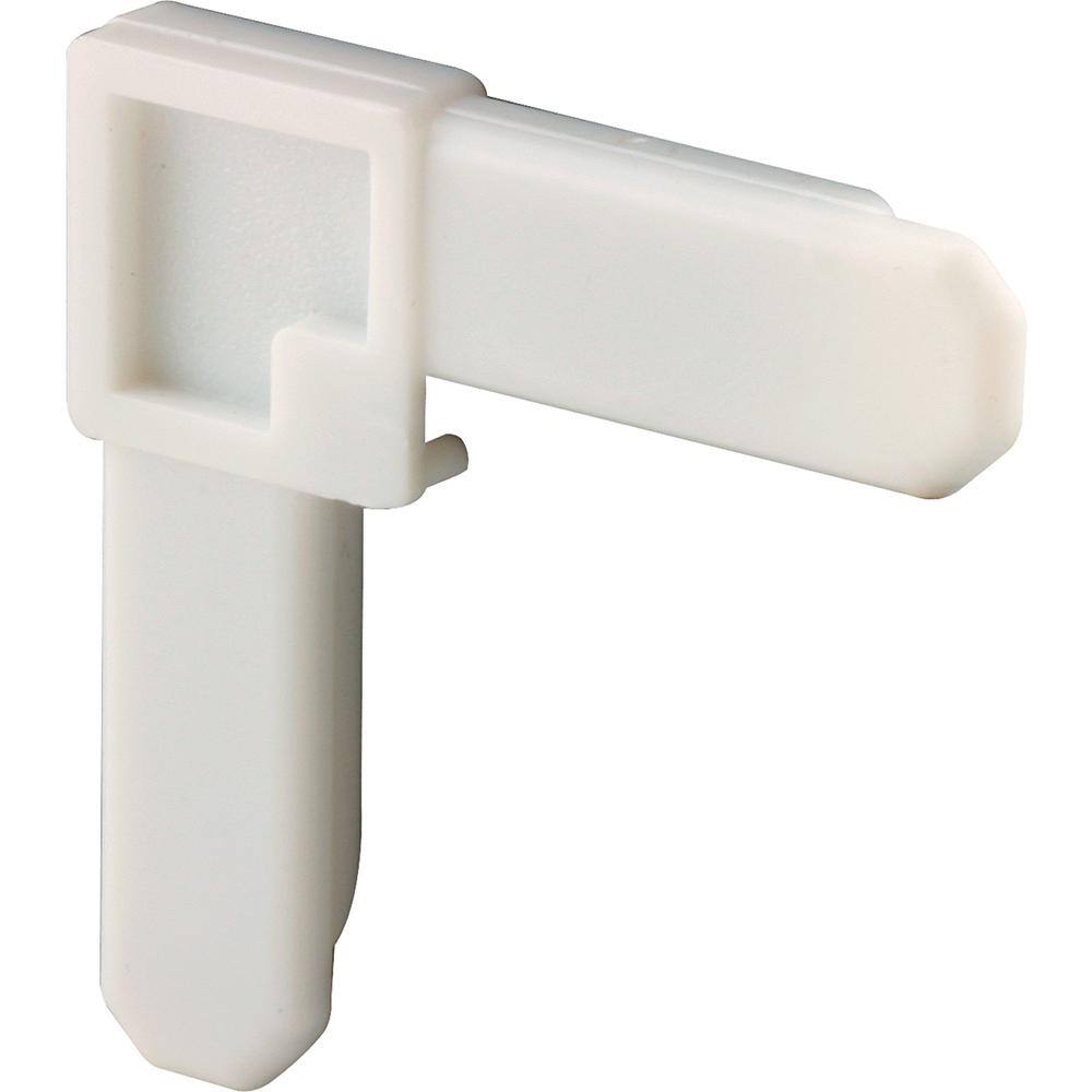 Prime-Line 3/8 in. x 3/4 in. White Plastic Screen Frame Corner (100 ...