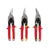 Milwaukee Left, Right, and Straight Aviation Snips Set (3-Pack) 48-22 ...