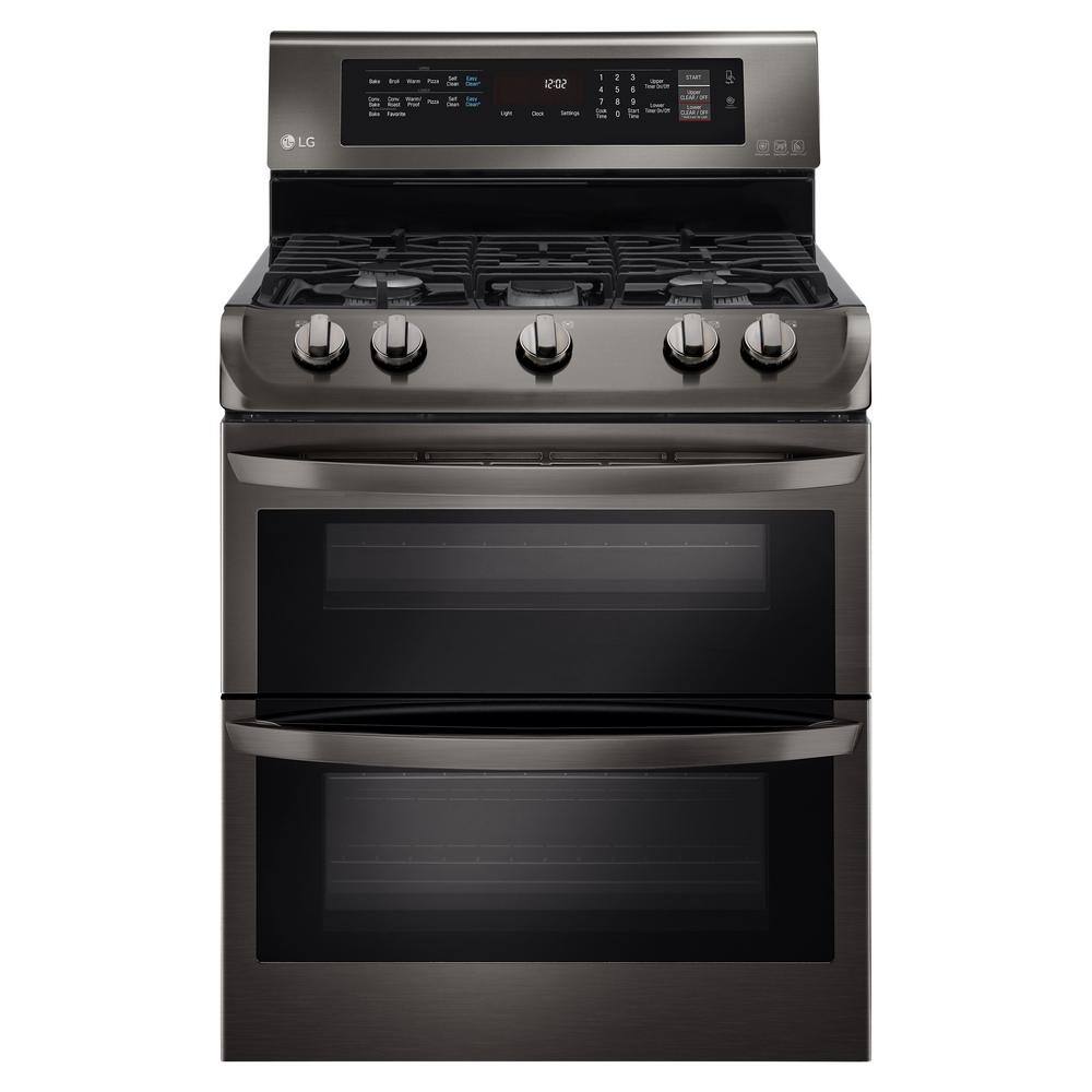 Reviews for LG 6.9 cu. ft. Double Oven Gas Range with ProBake ...