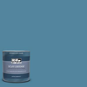 BEHR MARQUEE 1 gal. #S490-5 Jay Bird One-Coat Hide Satin Enamel ...