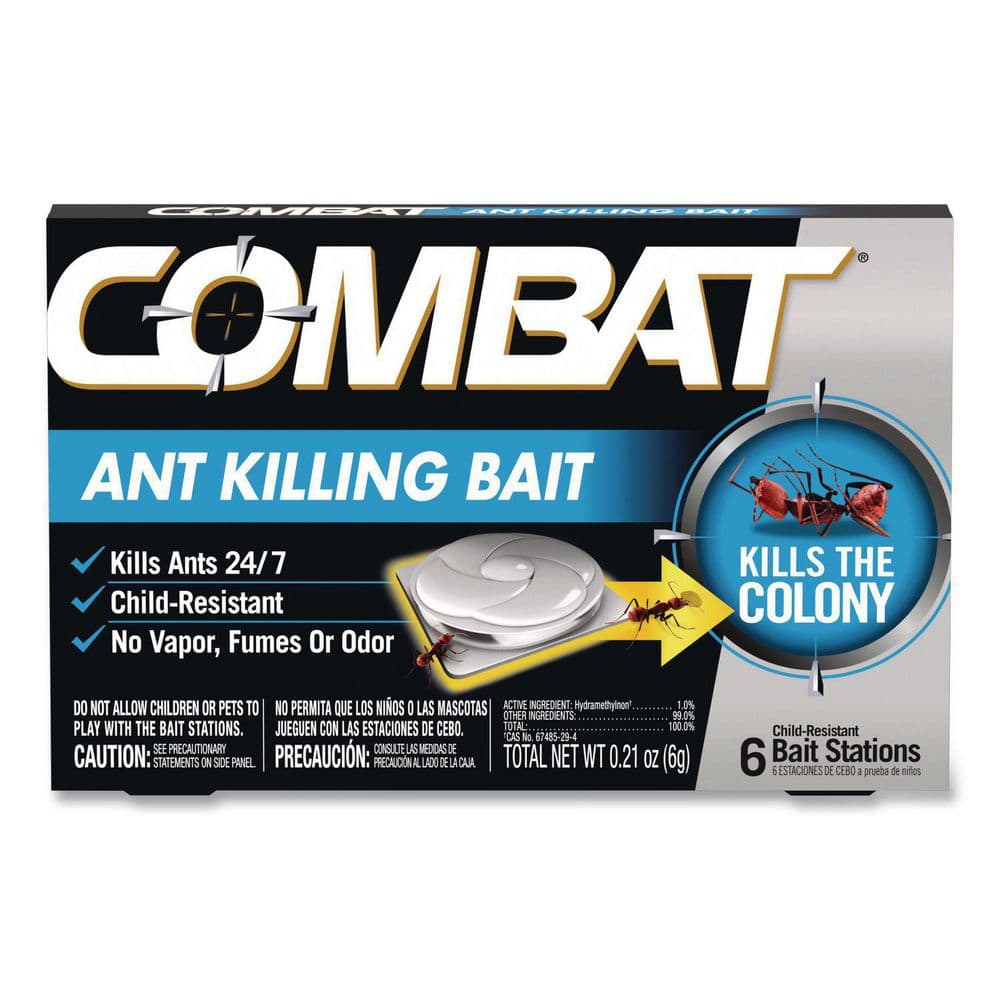 COMBAT Combat Indoor/Outdoor Ant Killing System Insect Trap, Child ...