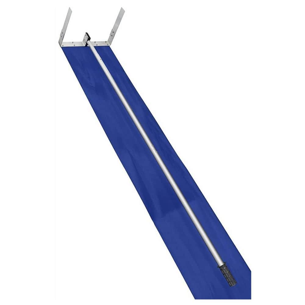 Misopily 17.7 in. H Aluminum Handle Aluminum Snow Rake, with 17 ft ...