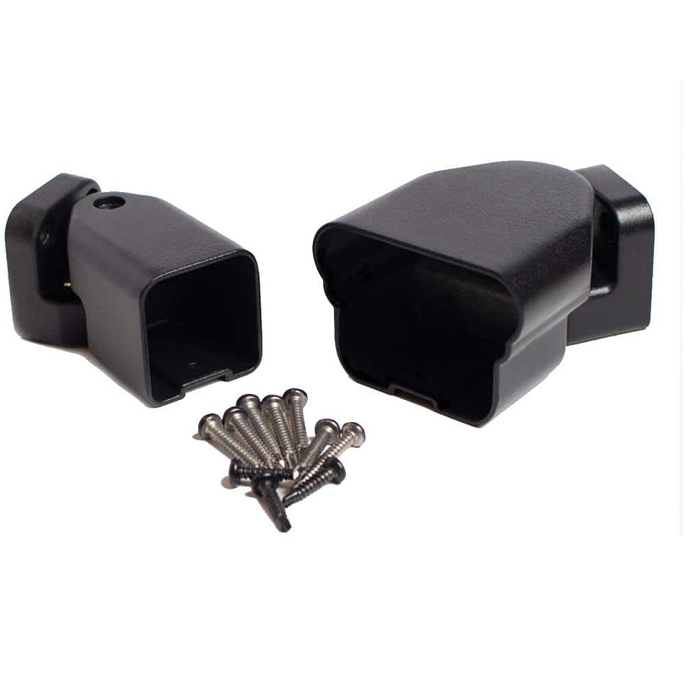 Pegatha Plus Black Aluminum Textured Multi Angle Bracket Kit (2-Piece ...