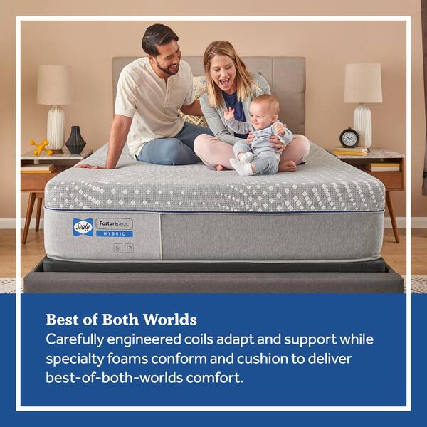 Sealy Posturepedic Lacey 13 in. Firm Hybrid Twin XL Mattress 52779331