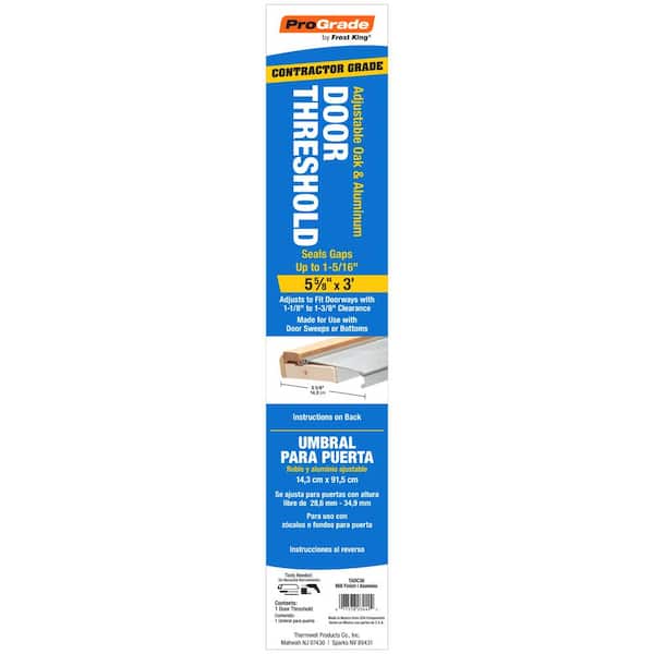 Front Door Threshold KC Hardware 36 Inch Adjustable Aluminum Threshold ...