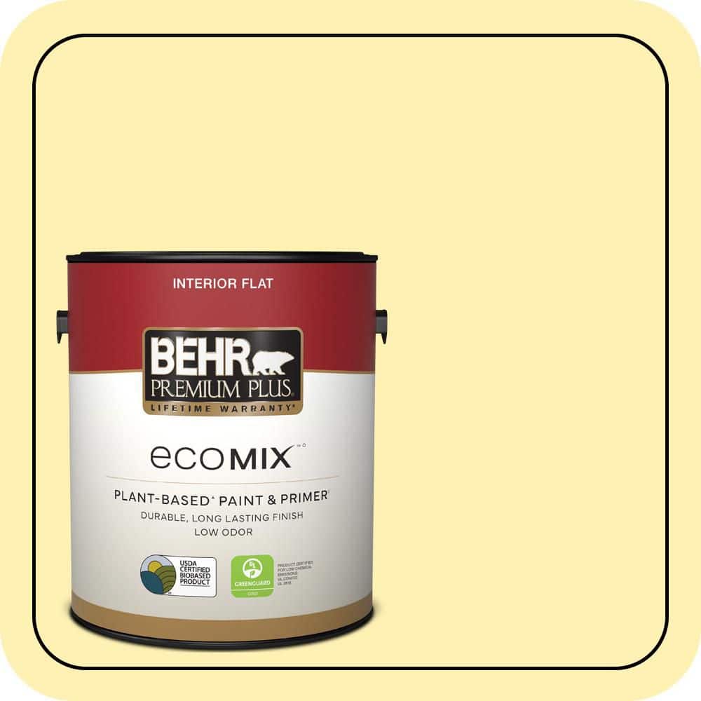 BEHR PREMIUM PLUS 1 gal. #P310-3 Firefly Flat EcoMix Plant-Based ...
