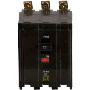Square D QO 60 Amp 3-Pole Plug-In Circuit Breaker QO360CP - The Home Depot