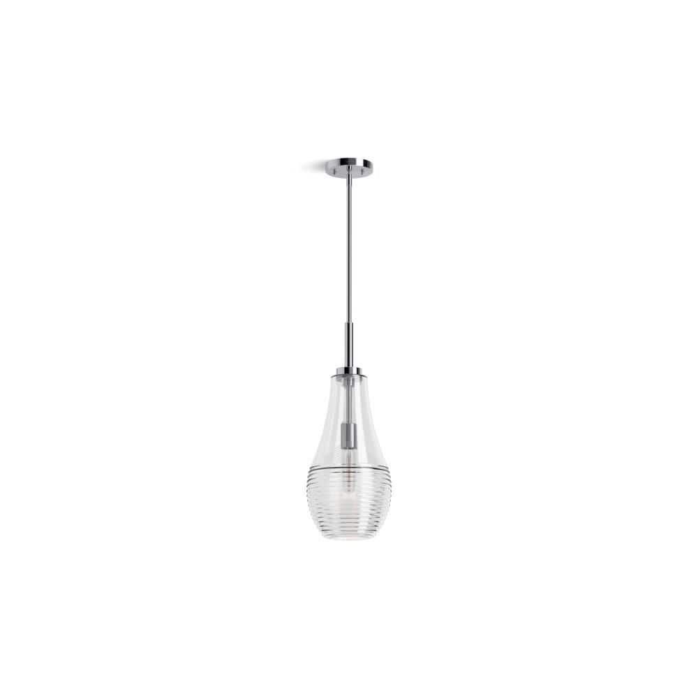 KOHLER Simplice 29.56 in. 1-Light Polished Chrome Non-Motion Sensing ...