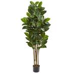 Nearly Natural Indoor 4 ft. Oak Ficus Artificial Tree 5574