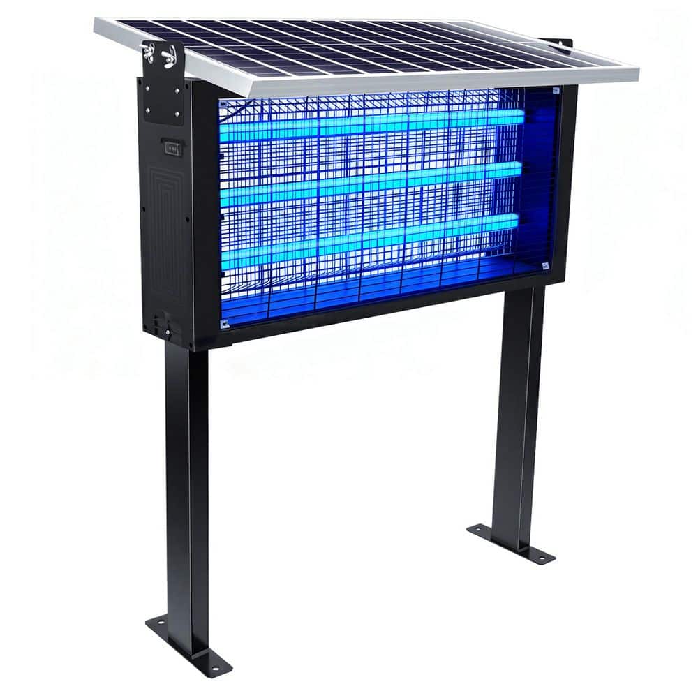 coospider-repta 30-Watt Solar Outdoor Electronic Mosquito and Fly Bug ...