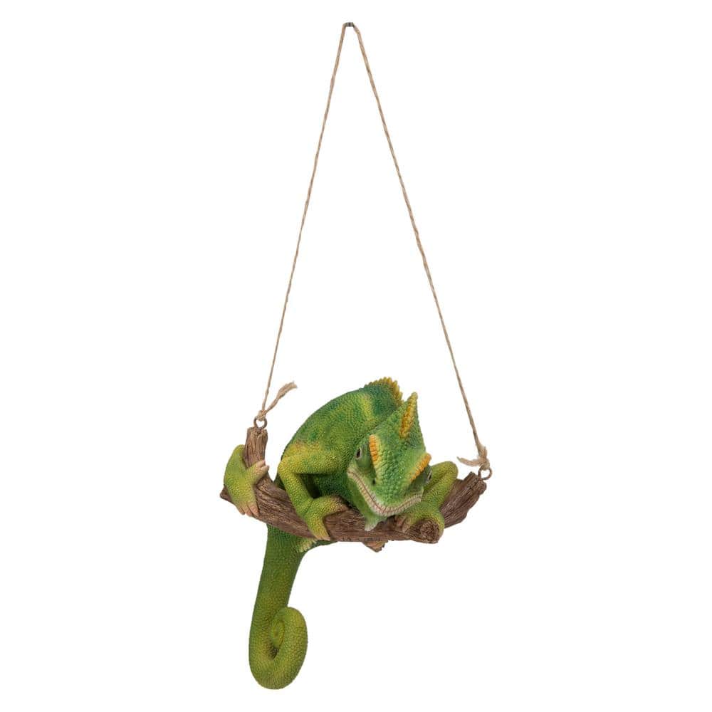 HI-LINE GIFT LTD. Chameleon on Tree Branch Garden Statue 87730-B - The ...