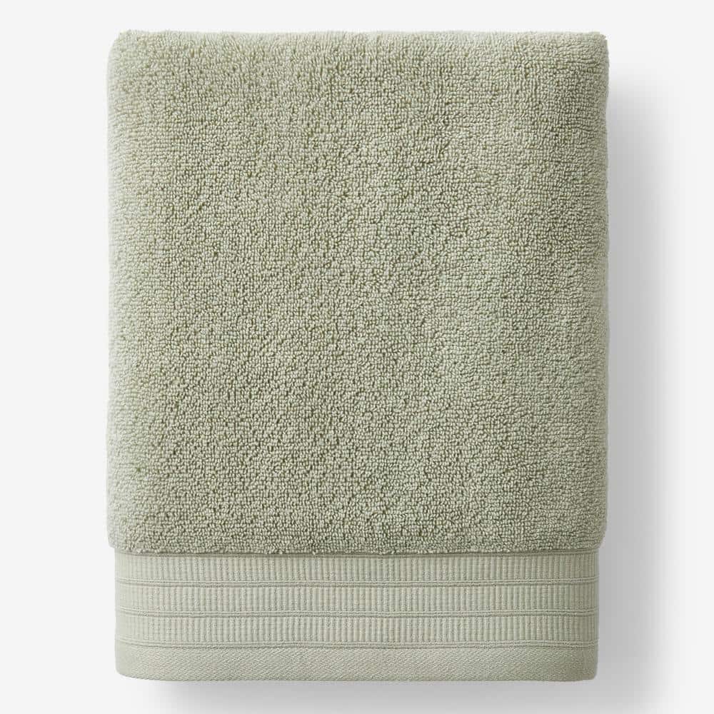 The Company Store Company Cotton Plush Spa Solid Willow Cotton Single ...
