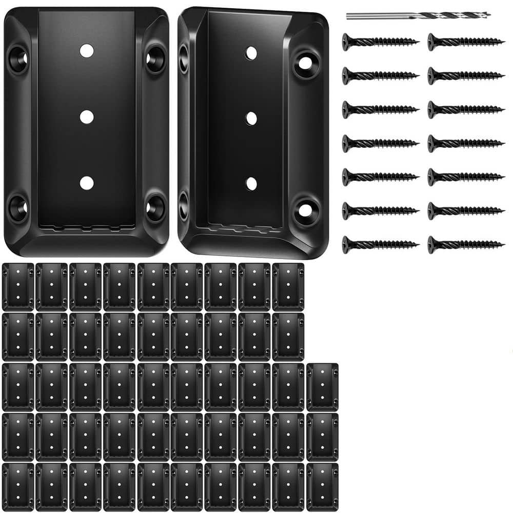 KIWDZFU 2x4 Deck Railing Bracket Connectors with Galvanized Screws for ...